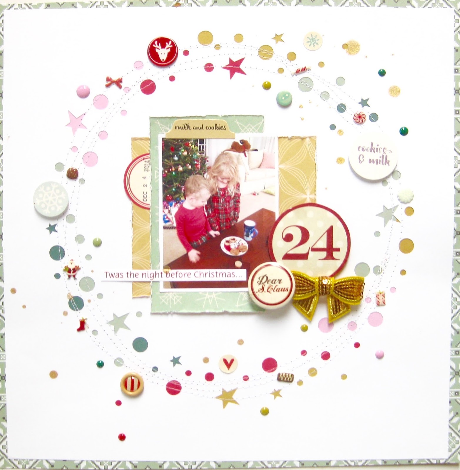 Audrey's Reflection: The 12 layouts of Christmas