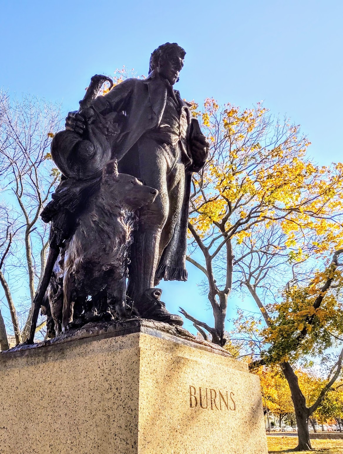 Boston's Statue to Scotsman Robert Burns Returns Home to The Fens after ...