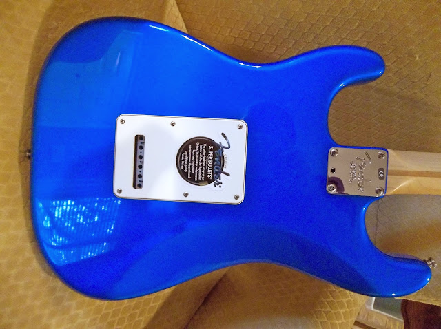 My Blue Strat: Chrome Blue American Series Stratocaster