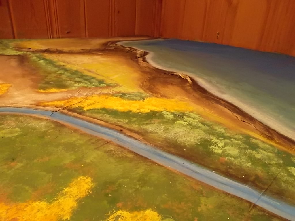 Capt. Richard's Miniature Civil War: More work on the aerial battle map