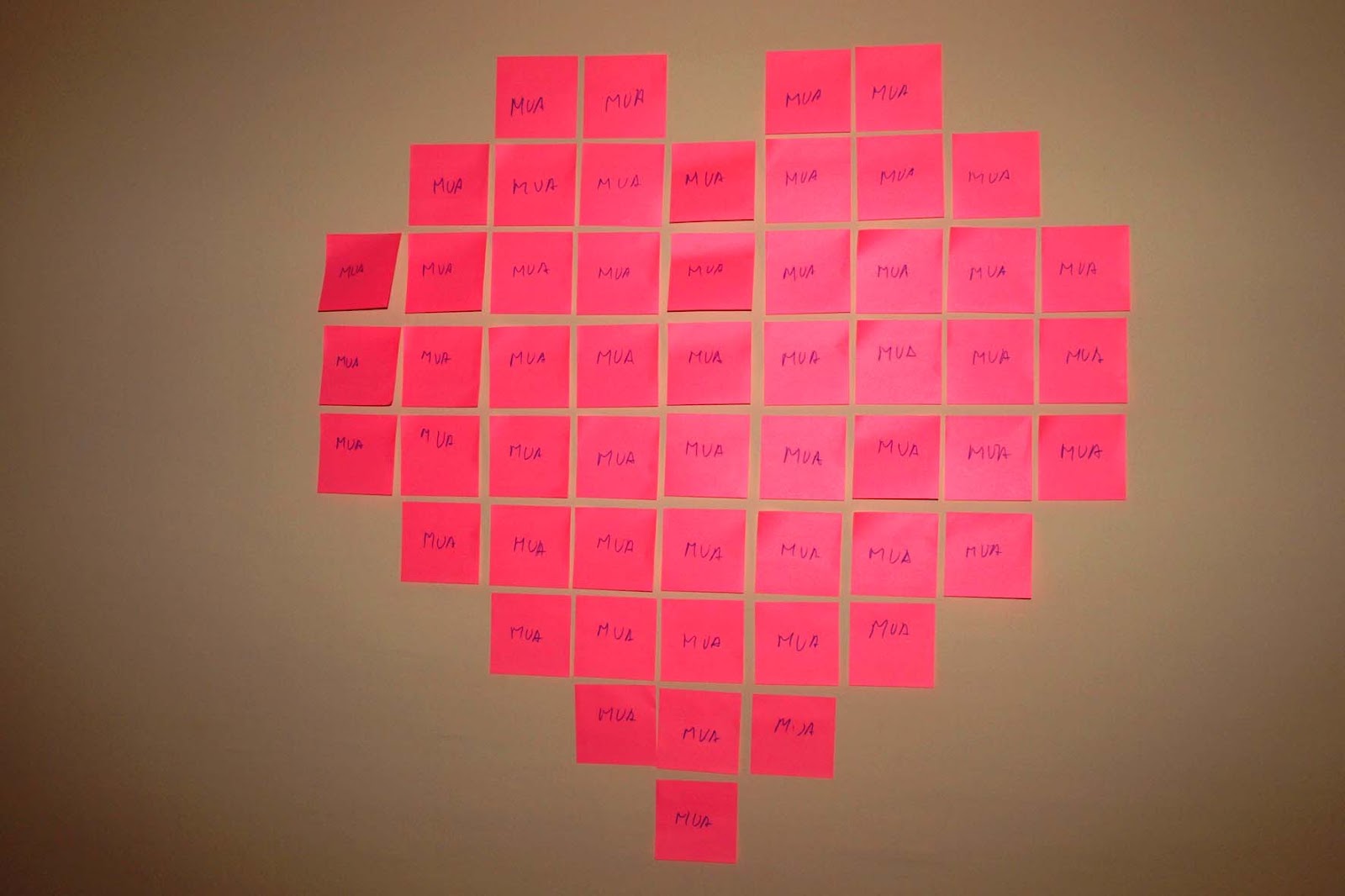 Preparados, listos...scrap!: Corazón con Post-its