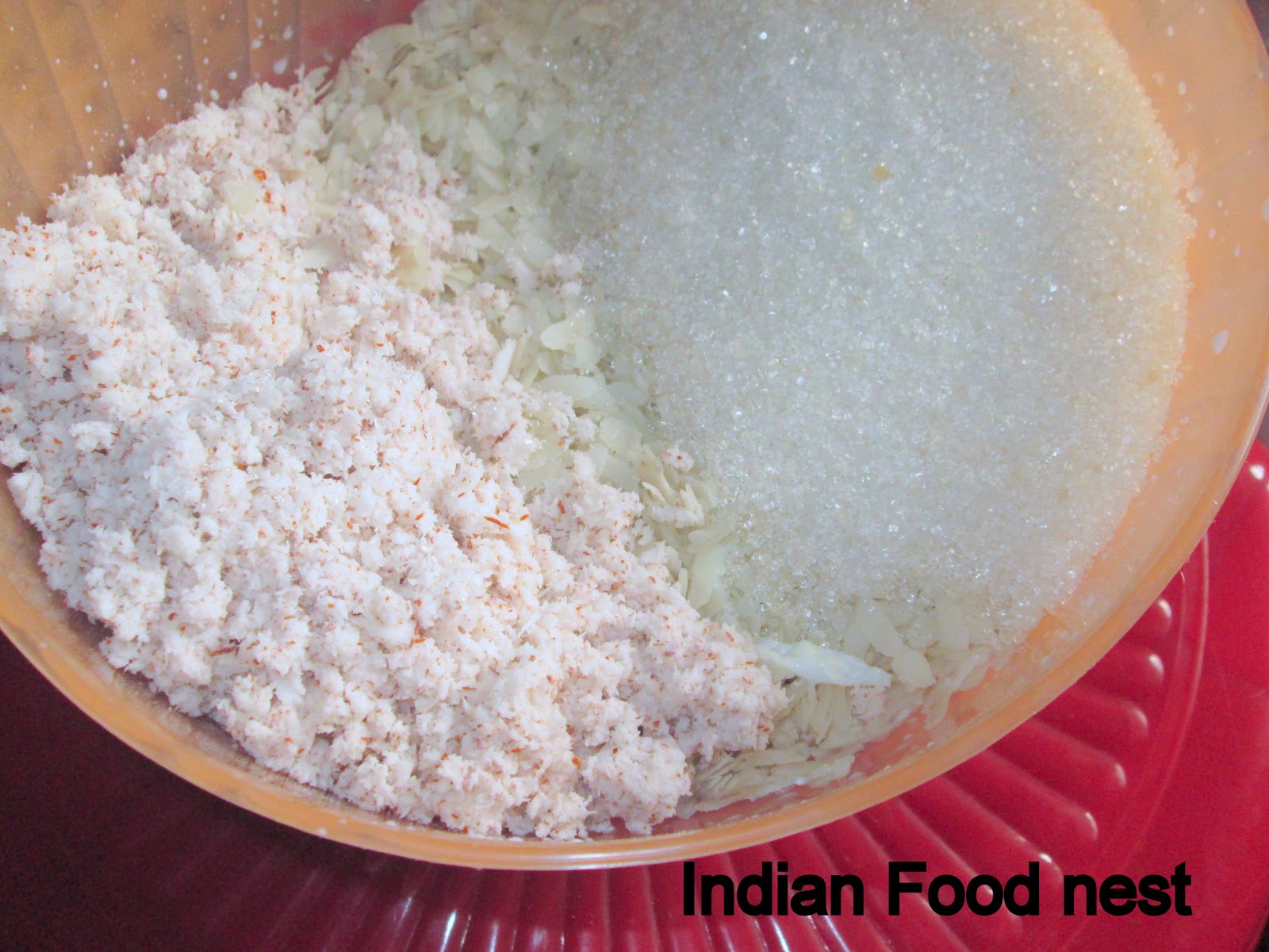 Indian Food Nest: Sweet Flat Rice With Coconut Recipe / Sweet Aval ...