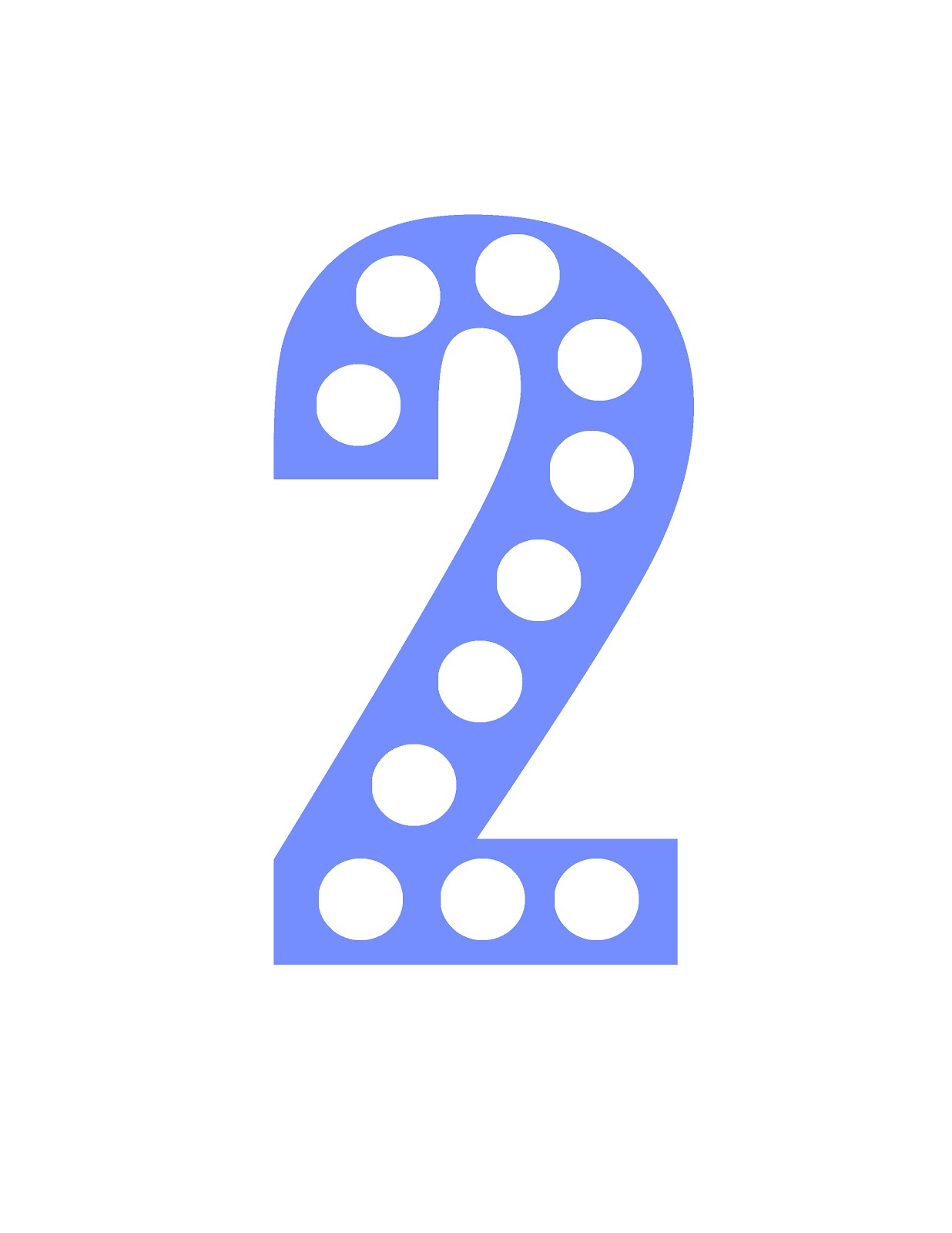 Mom's Tot School: Number: 2