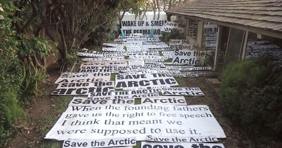 Tales of the Freewayblogger: How to Make Large Signs Quickly & Easily