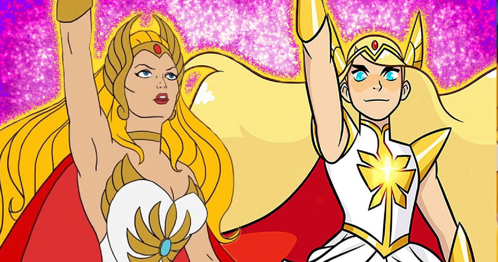20 Years Before 2000: Old vs. New: She-Ra Action Figures