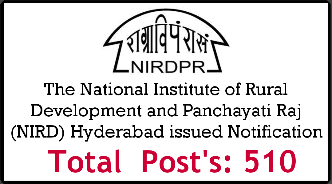 NIRD The National Institute of Rural Development and Panchayati Raj ...
