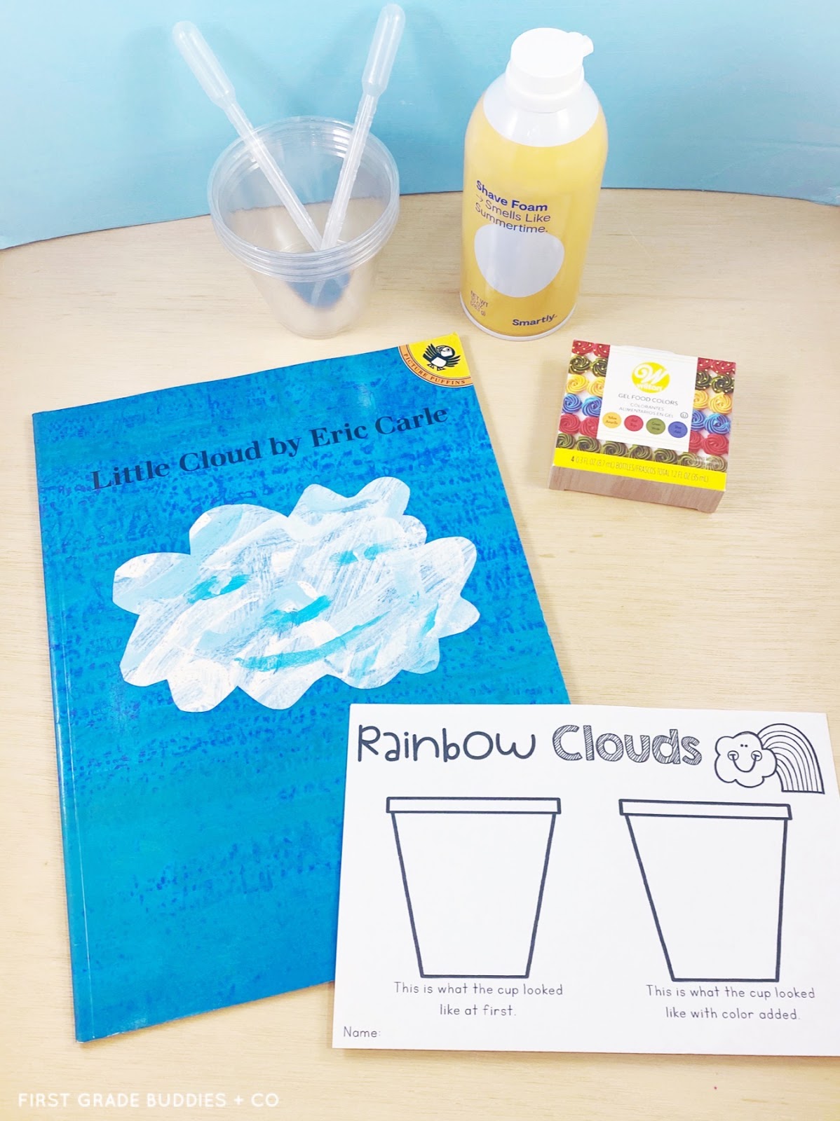 Simple Science: Rainbow Clouds | First Grade Buddies