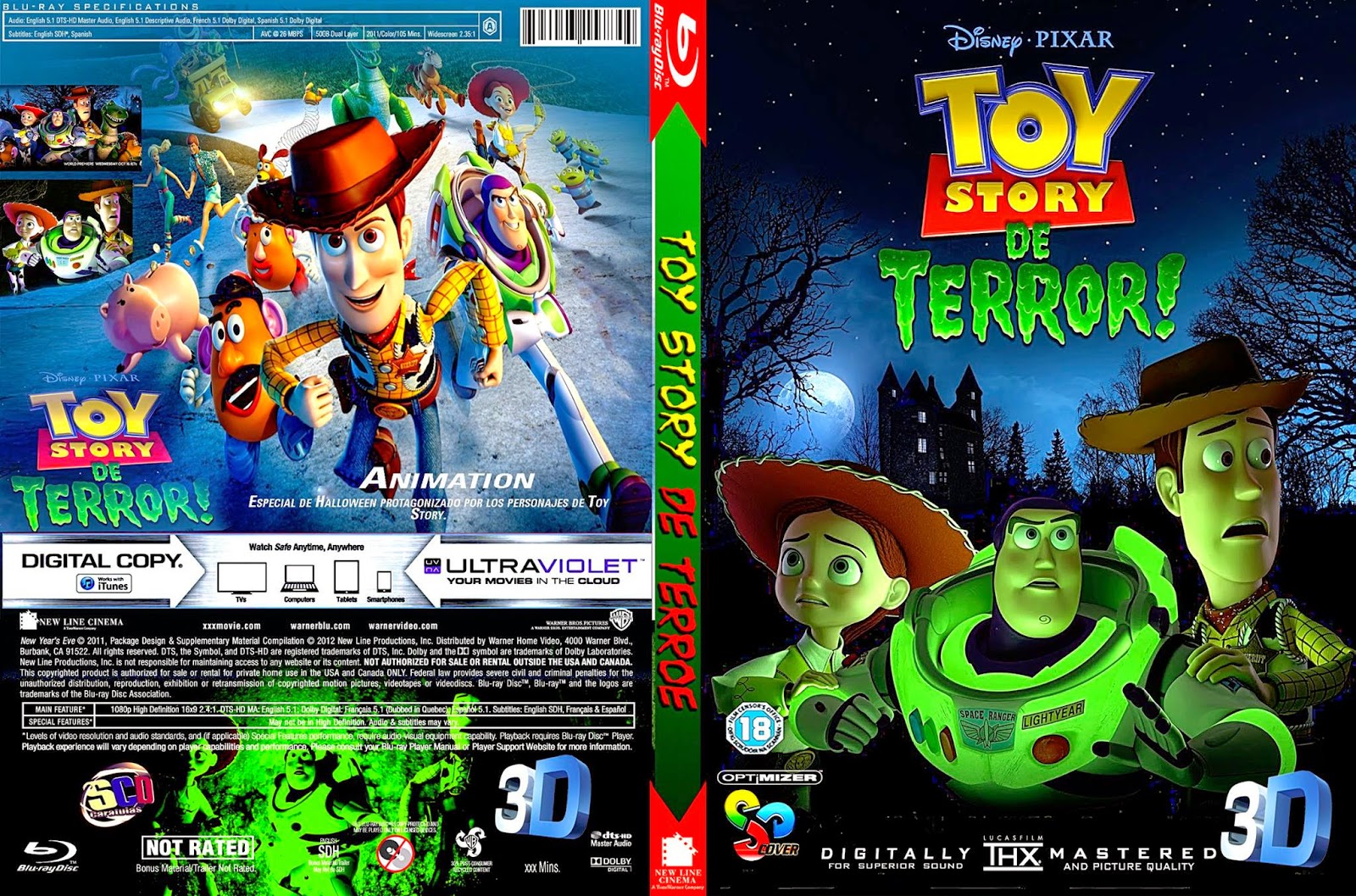 Toy Story Of TERROR! Blu-Ray Review A Look At The Extra, 40% OFF