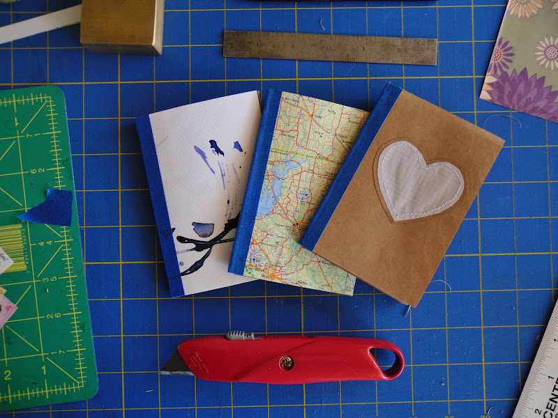 sketchy notions : Paper Bag Notebook diy