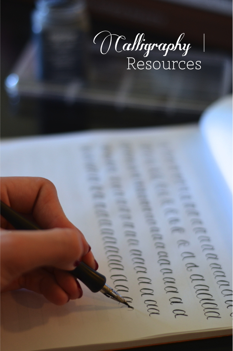 a spot of whimsy: Calligraphy | Favorite Tools & Resources.