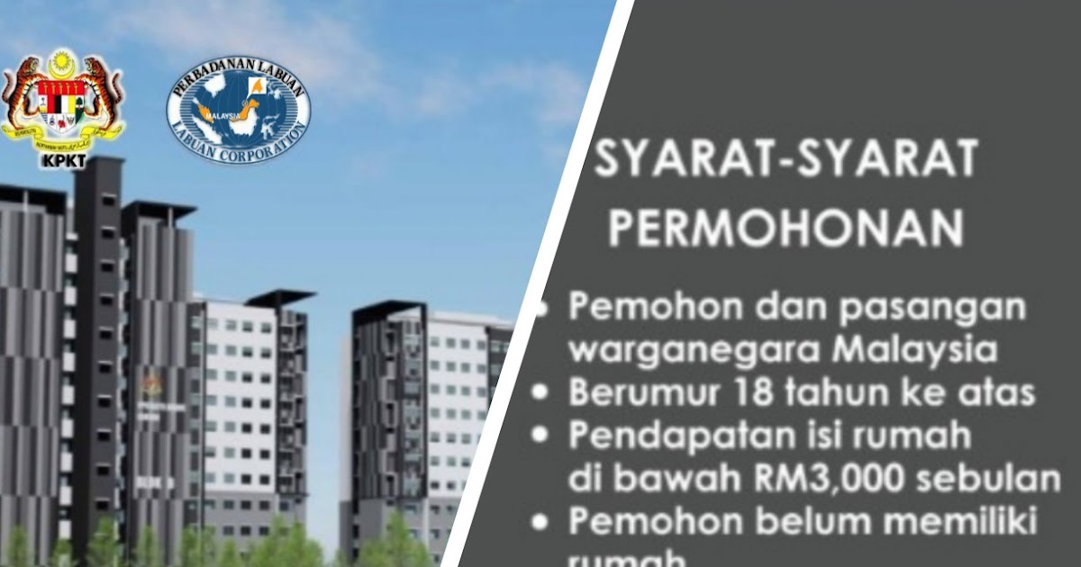Permohonan Terbuka Program Perumahan Rakyat (PPR) Disewa [SABAH] Labuan