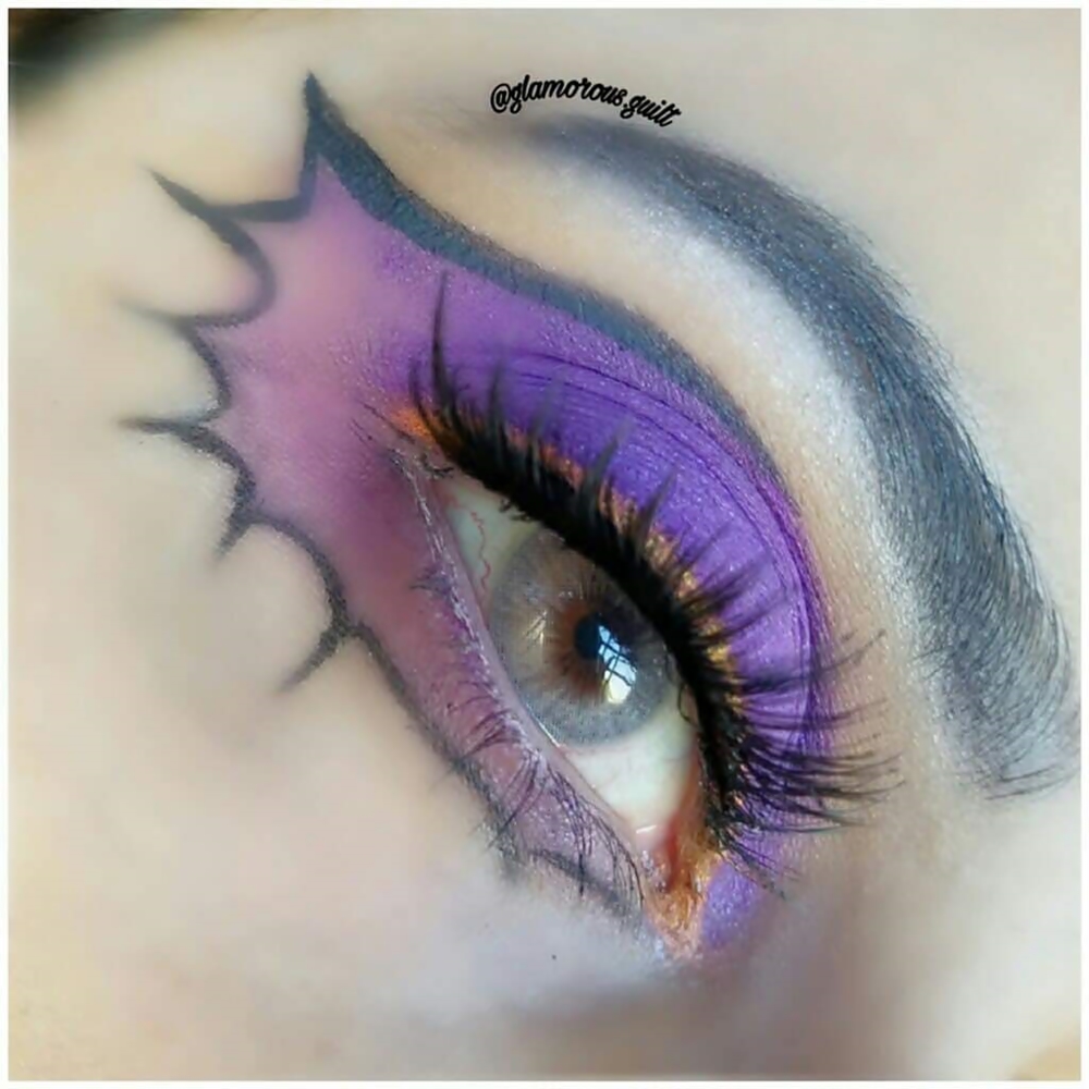 Halloween Makeup and Lip art - Bat Wing