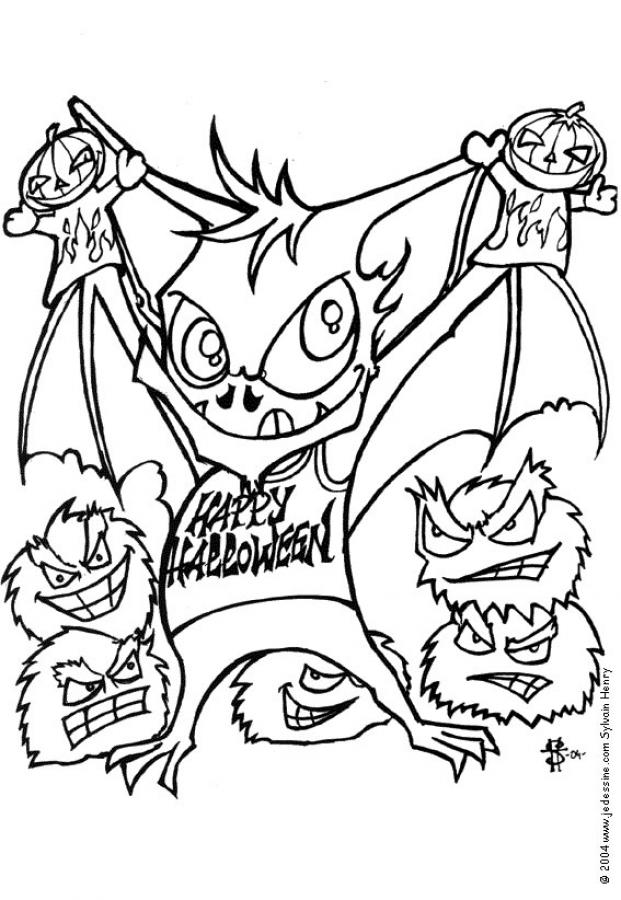 8 Halloween Bat Coloring Pictures >> Disney Coloring Pages