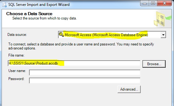 Microsoft Business Intelligence: Importing MS Access data into the SQL ...