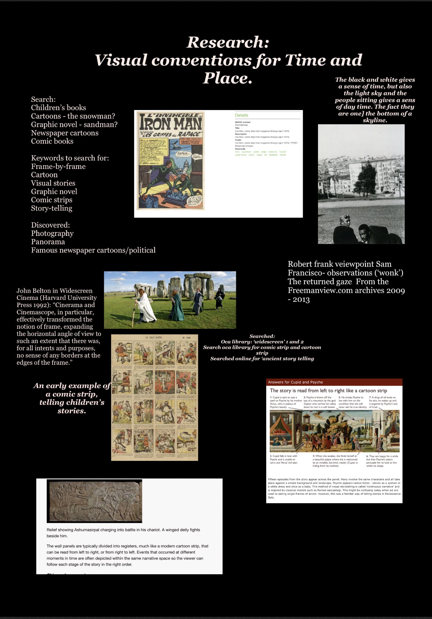 Part 3, Project 4, Exercise 3: Visual Conventions for Time and Place