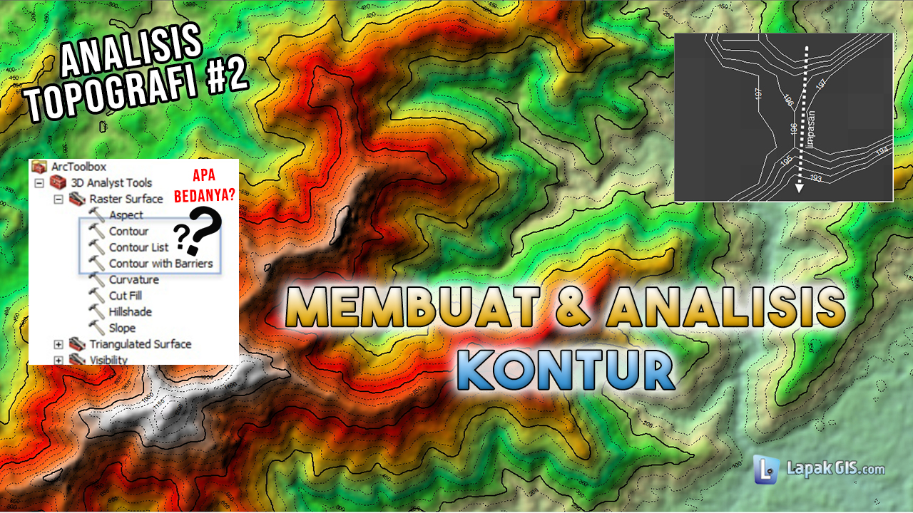 Analisis Topografi #2 - Membuat Kontur (Isoline) - Lapak GIS