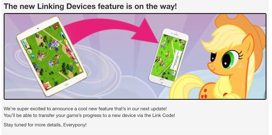 Equestria Daily - MLP Stuff!: Gameloft MLP Game Finally Getting Support ...