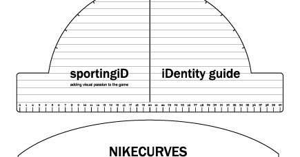 FONT FOOTBALL: Sporting ID Ruler Vector