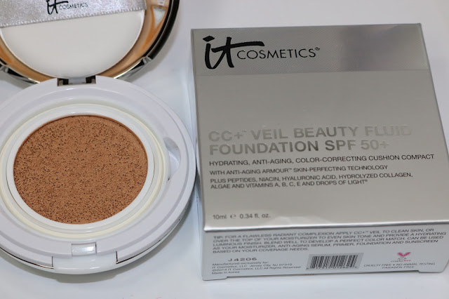 IT Cosmetics CC+Veil Beauty Fluid Foundation, Creme Blush and Blurred ...