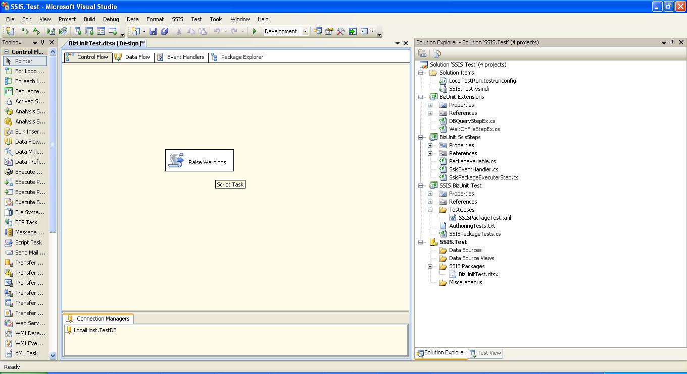 MS BI Blog: SSIS:Automated Unit Testing