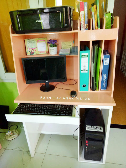 RAK MEJA KOMPUTER - Furnitur Anak Pintar