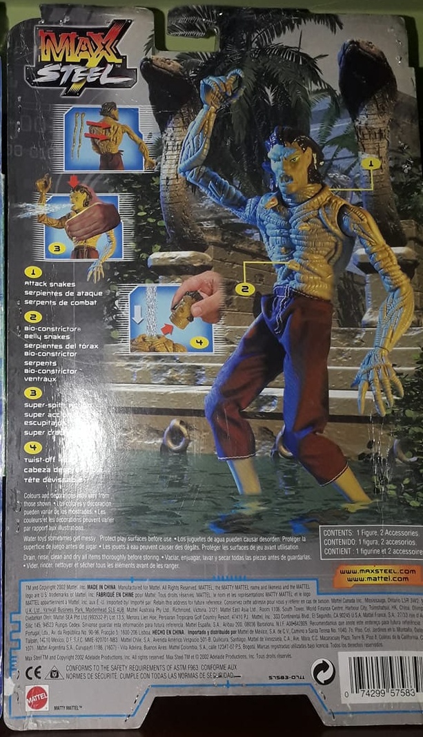 Max Steel Fanáticos: Línea Max Steel N-Tek 2003 Completa