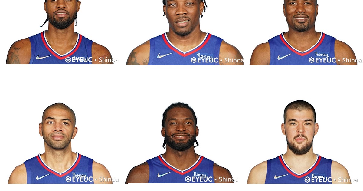 NBA 2K22 Los Angeles Clippers 2021-2022 Headshots Portrait Pack by Shinoa - Shuajota - Your ...