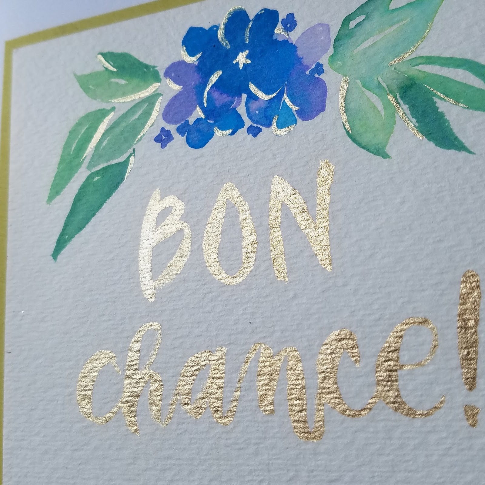 She's Crafty: Bon chance!