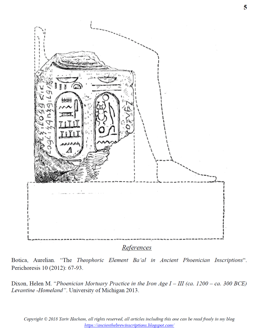 Connections between Ancient Semitic Inscriptions and the Bible ...