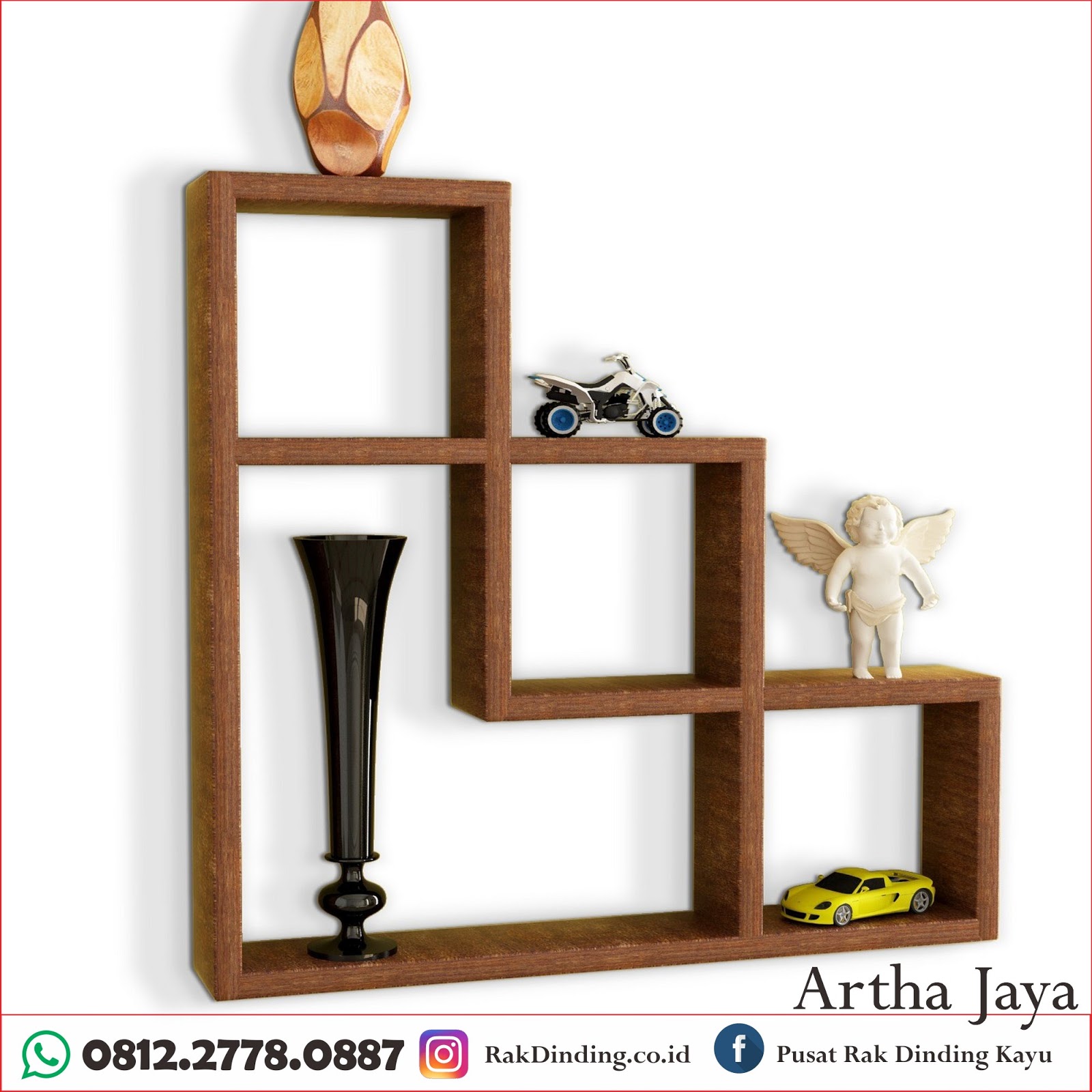 Rak Dinding Ambalan, Rak Dinding Dari Kayu, Rak Dinding Gantung, Rak ...