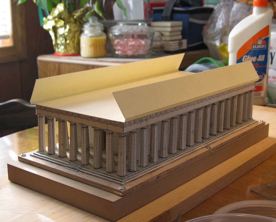Jim's Junk!: Paper Landmarks Parthenon card stock model kit; Not for ...