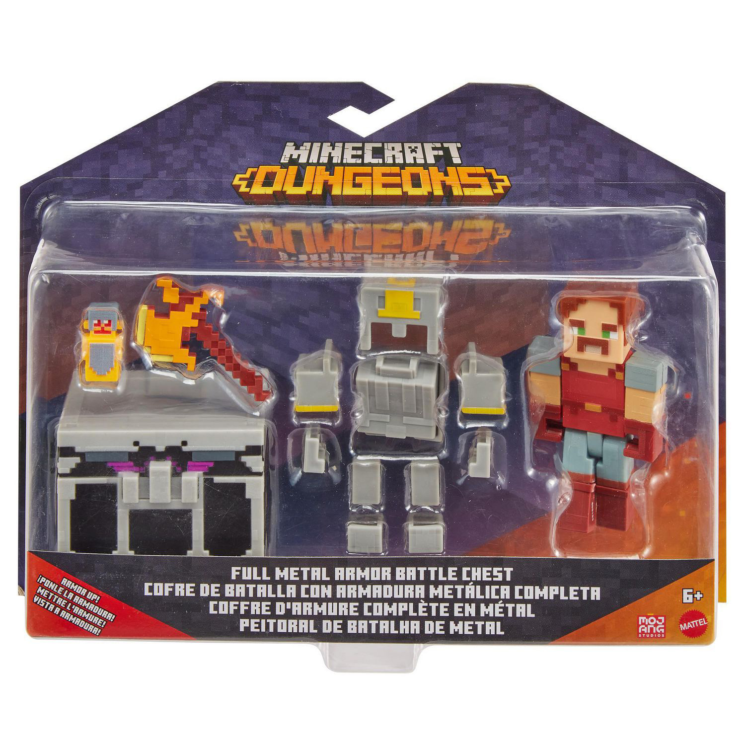 Minecraft Hal Deluxe Battle Chest Figure | Minecraft Merch