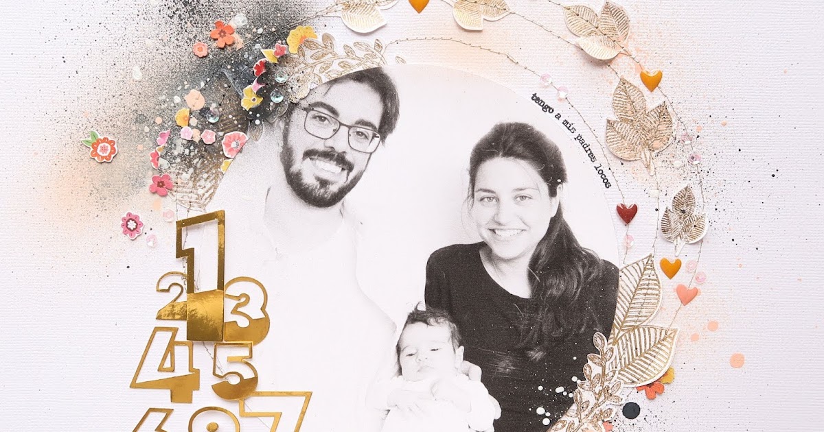 Family Portrait Layout by Nidia Rubio | Paige Taylor Evans