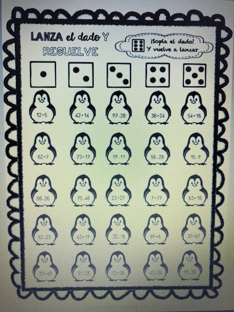aula.1.lourido: LANZA EL DADO y resuelve.