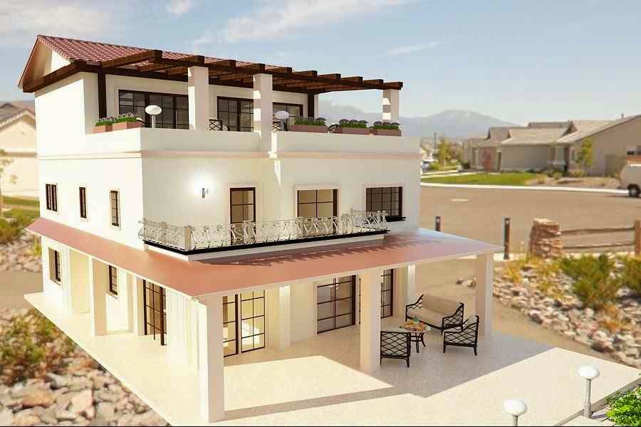 Proiect casa moderna Constanta - Proiect de casa clasic modern pret