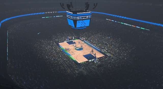NBA 2K20 Dallas Mavericks (Classic) Court and Arena by rtomb_03