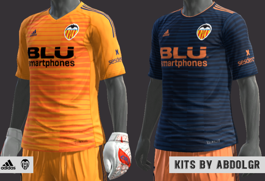 Valencia 2018-2019 GDB v1.1 by AbdoLGR - PES Kits by AbdoLGR