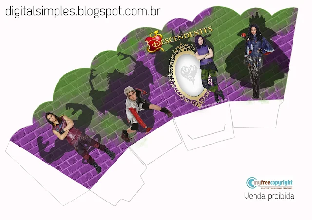 Descendants: Free Printables Boxes. - Oh My Fiesta! in english