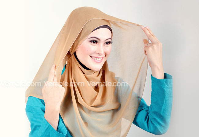Tutorial Jilbab Paris Untuk ke Pesta | Tutorial Hijab