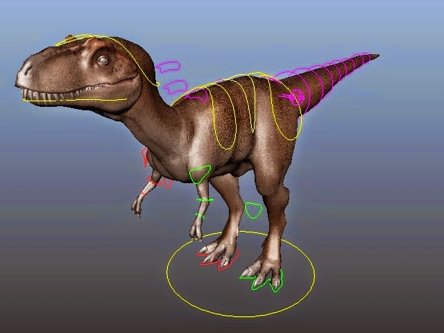 Dino_rig | free maya rigs