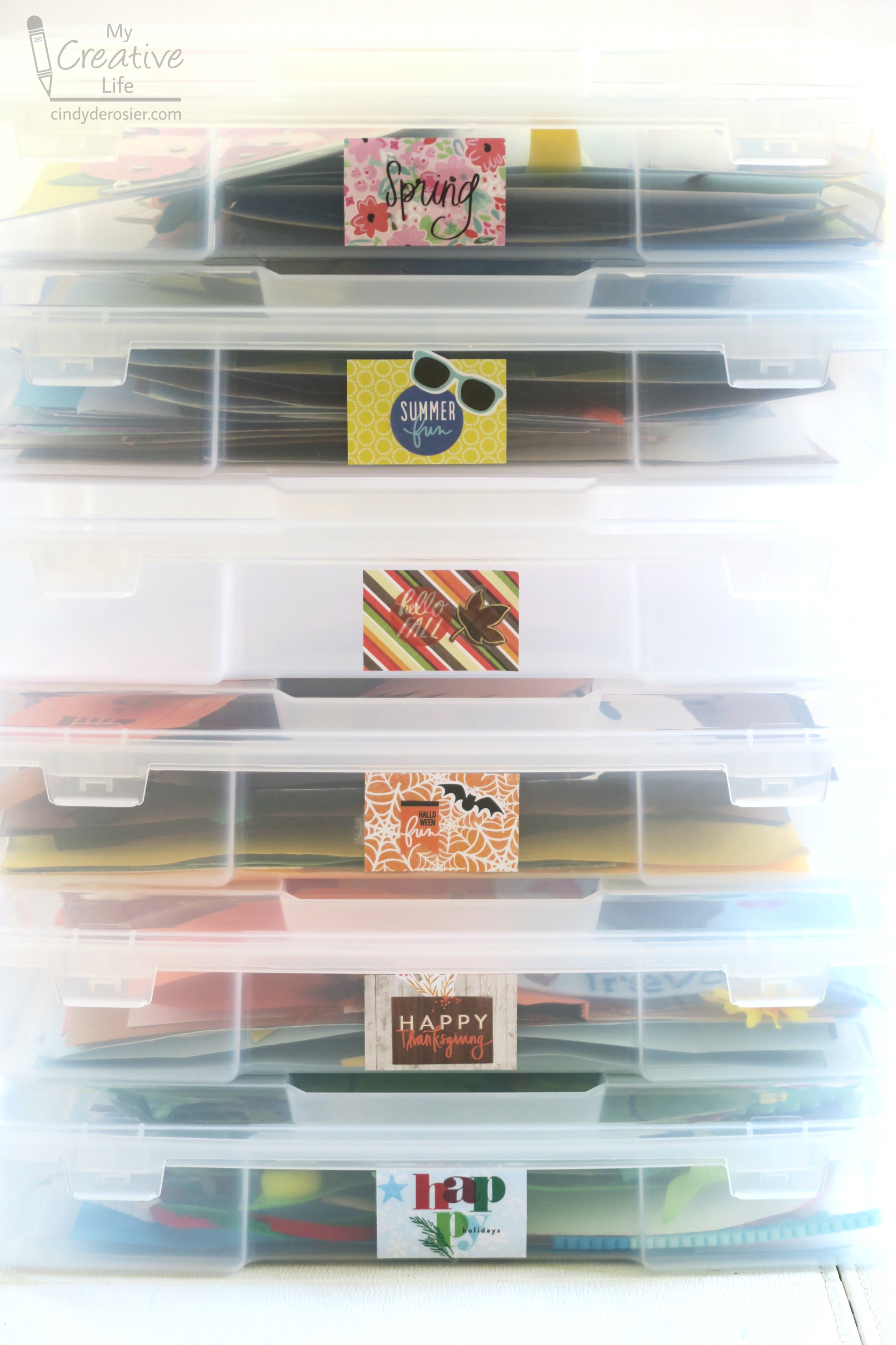 Cindy deRosier: My Creative Life: My New Craft Storage