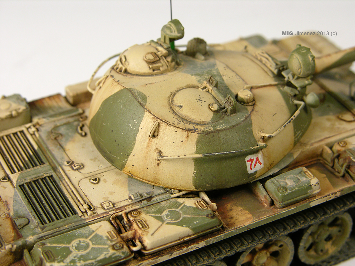MIG JIMENEZ: 1/72 th Scale Iraqui T55, painted in 1 day