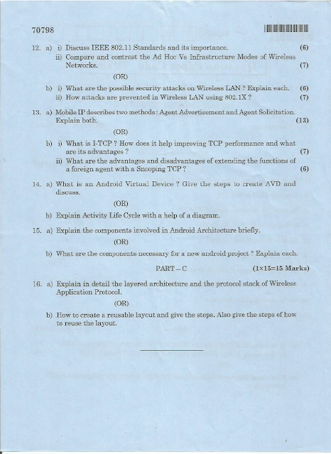 Anna University MC 5402-MOBILE COMPUTING NOVEMBER/DECEMBER 2019 ...