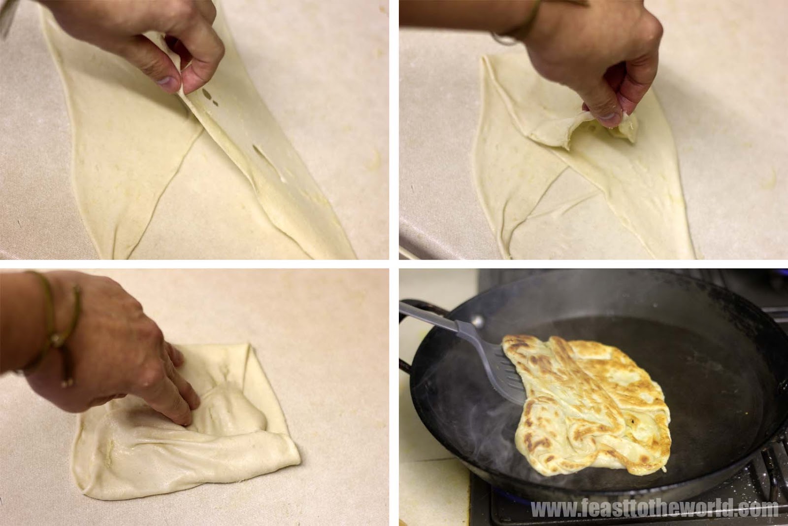 FEAST to the world: It's Flipping Time - Indian Roti Prata/Canai