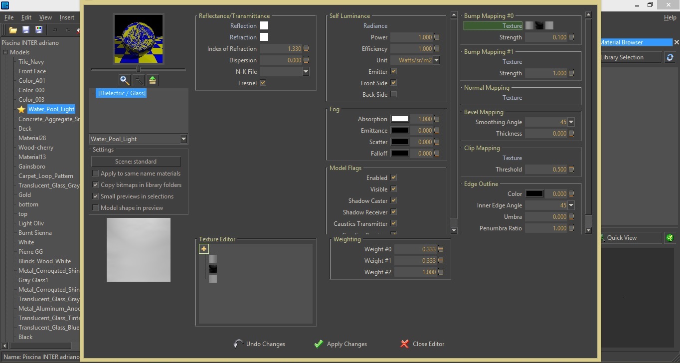 HOW TO CREATE REALISTIC POOL WATER IN SKETCH-UP AND KERKYTHEA