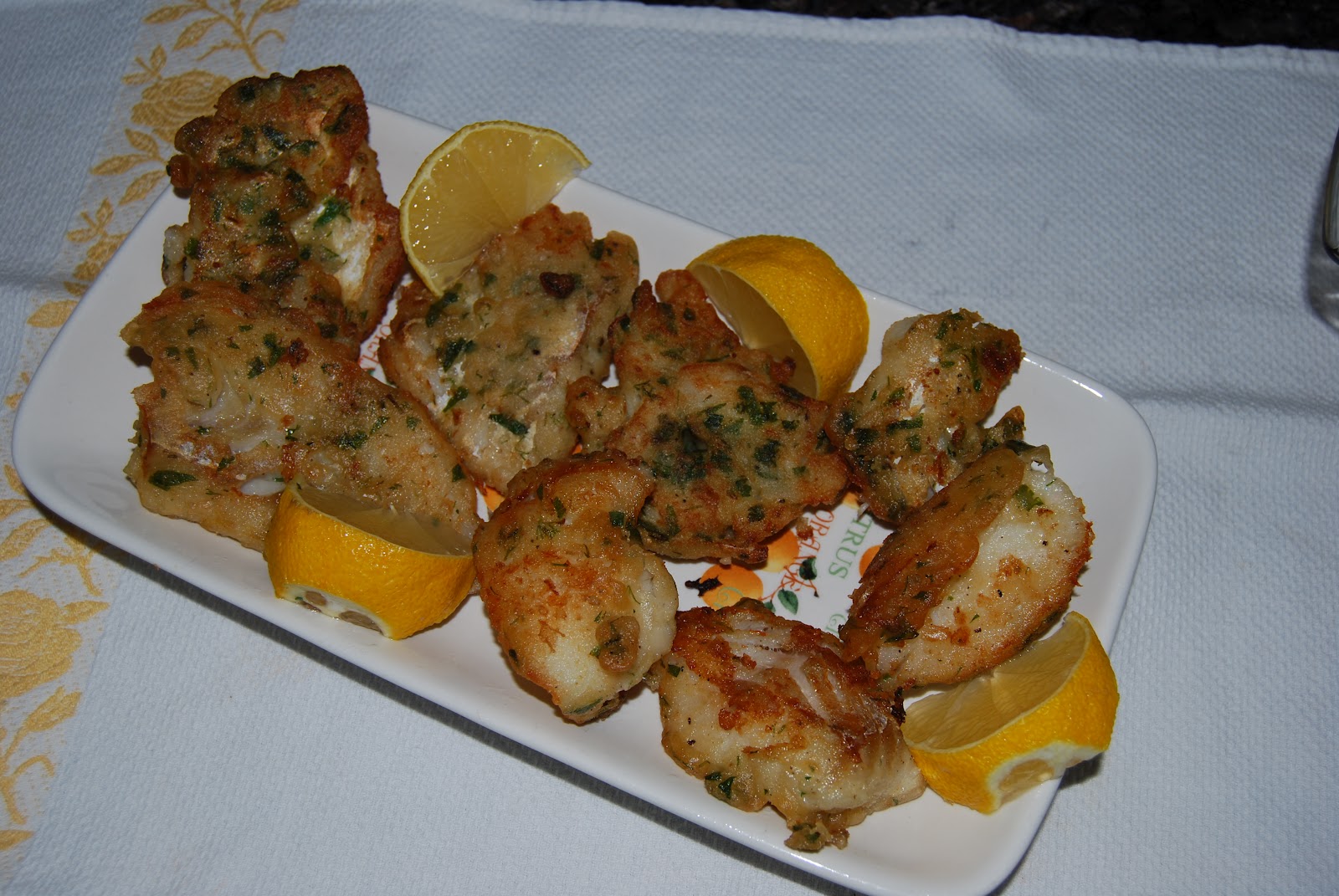 Greek Fusion Cuisine: Fried Cod in Beer Batter