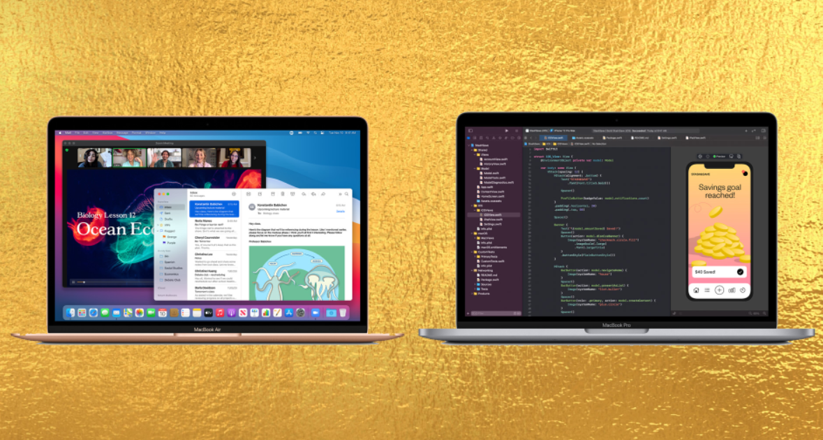 2020 Apple Macbook Air and Macbook Pro with Apple M1 Processor ...