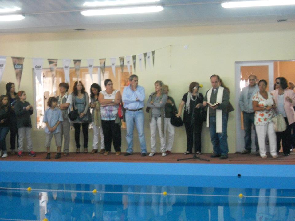 "Racing Fútbol Club": Exitosa inauguración en la pileta cubierta