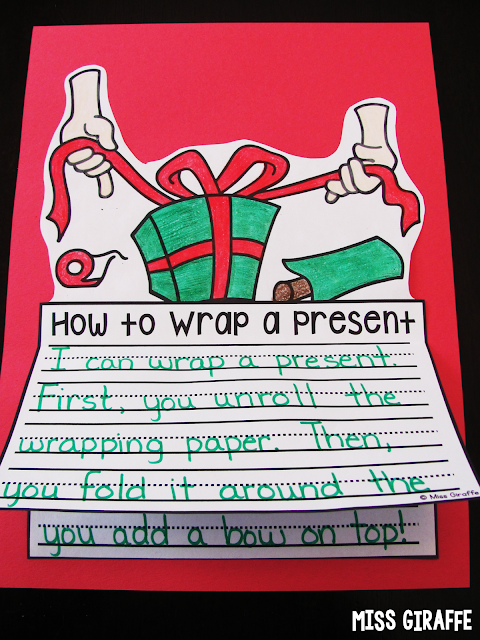Miss Giraffe's Class: December Writing Crafts