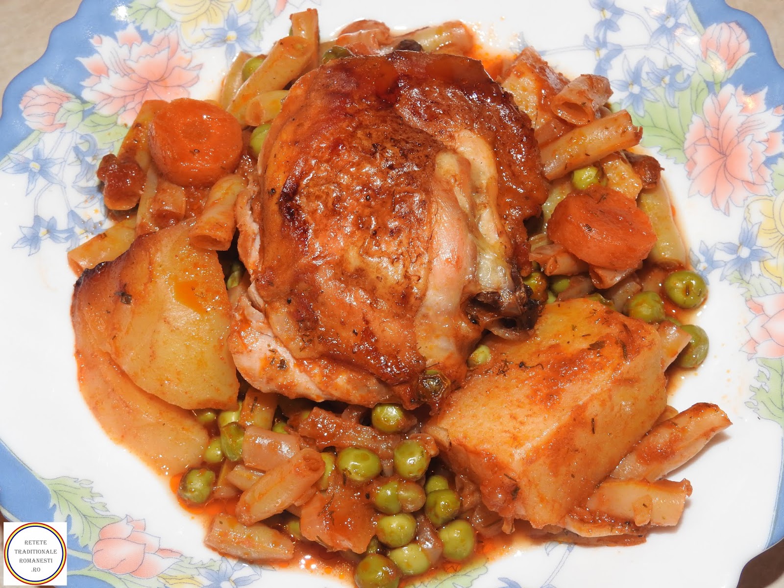 Ghiveci cu pui reteta | Retetetraditionaleromanesti.ro